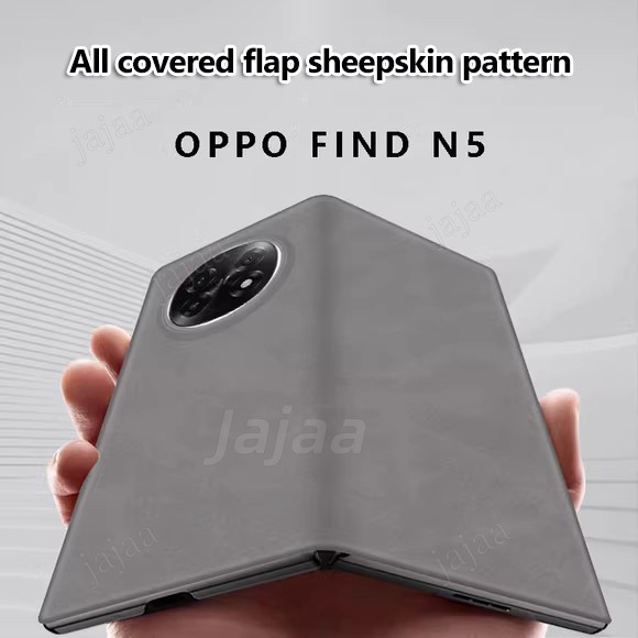 Luxury Nappa Leather Flip Case For Oppo Find N5 FindN5 5G Magnetic ...