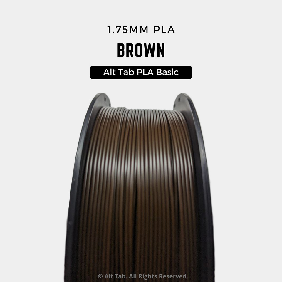 (Local Stock) Basic Brown PLA Filament 1.75mm 1kg for 3D Printer ...