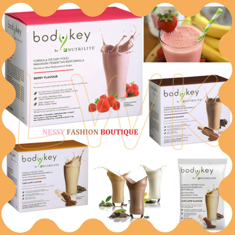 BodyKey Nutrilite Meal Replacement Shake slimfast slim fast Berry ...