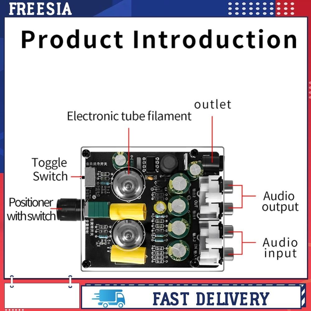 HiFi Audio Preamp Multiple Input Options Preamp Tube Board for Amplifier Speaker | Shopee Singapore
