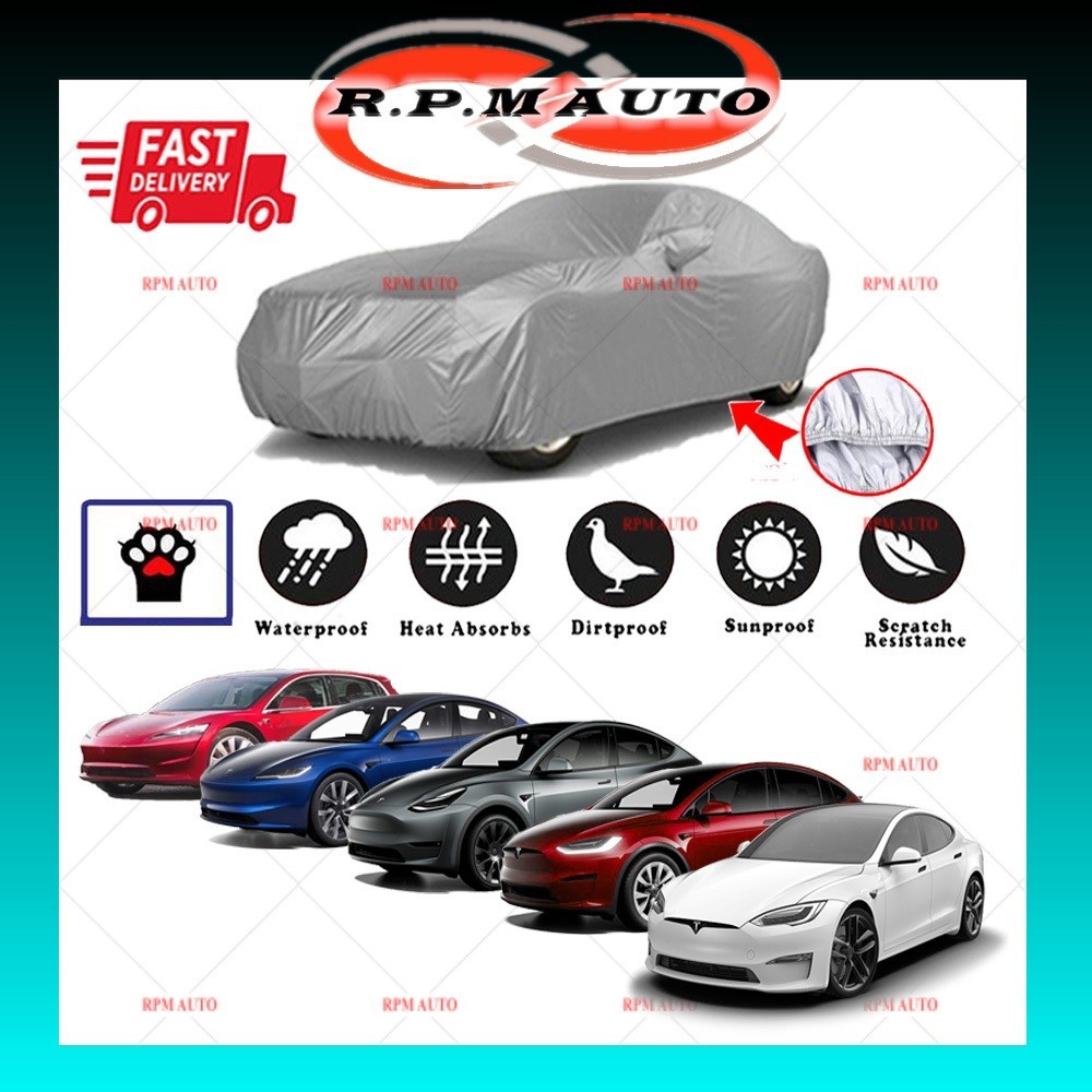 Tesla Model 2 Model 3 kereta cover kereta penutup peva Sun-proof Car ...