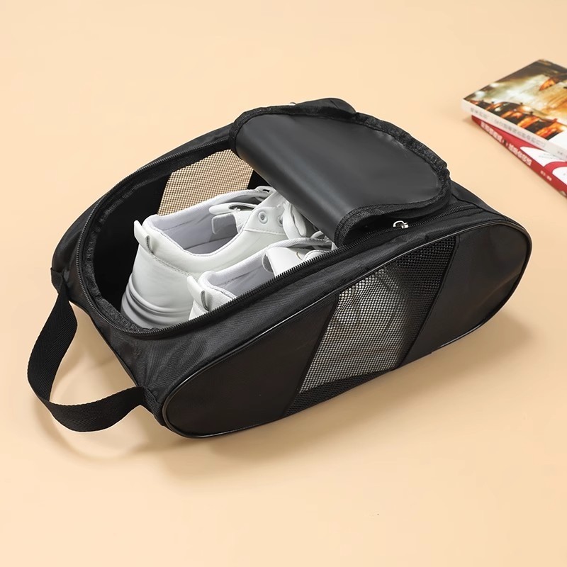 Outdoor travel waterproof sports shoe bag, mesh breathable men's and ...