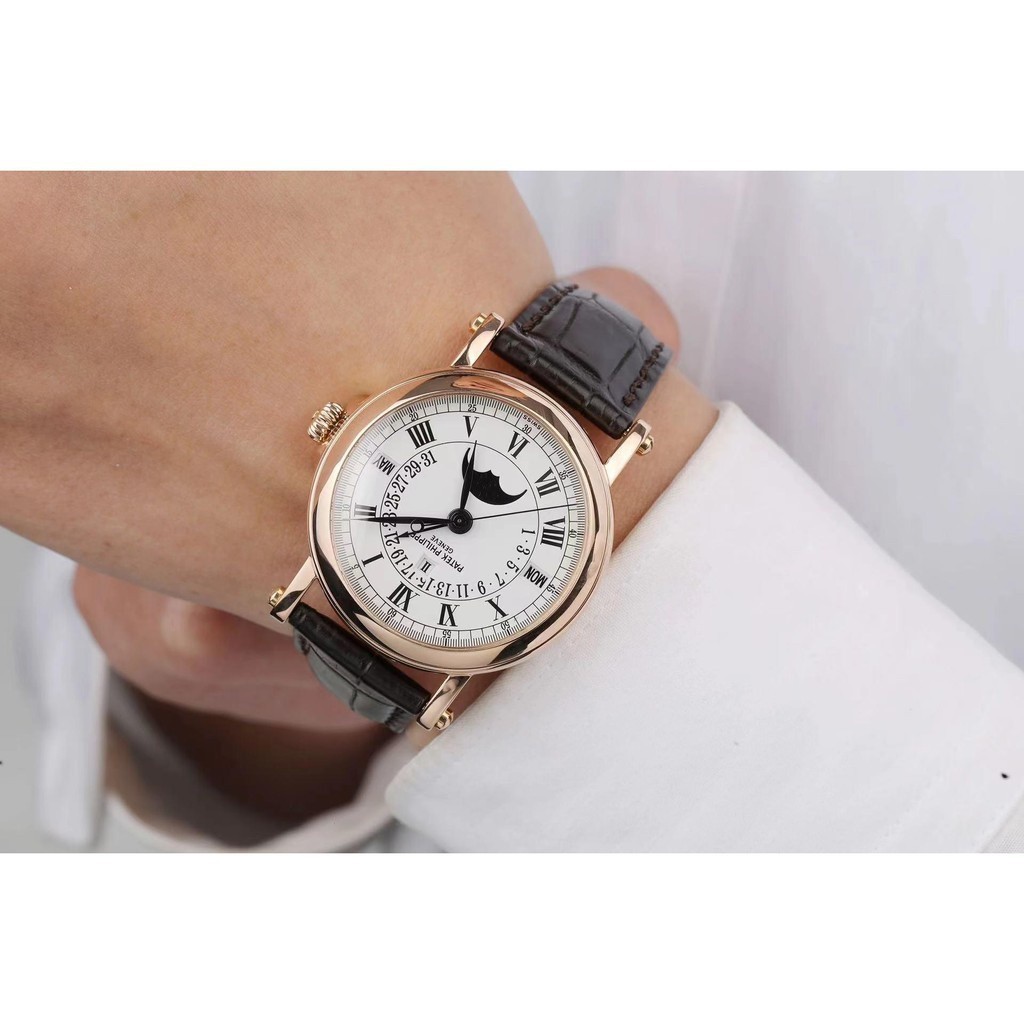 Patek Philippe PP Rose Gold Super Complex Function Timepiece Formal ...