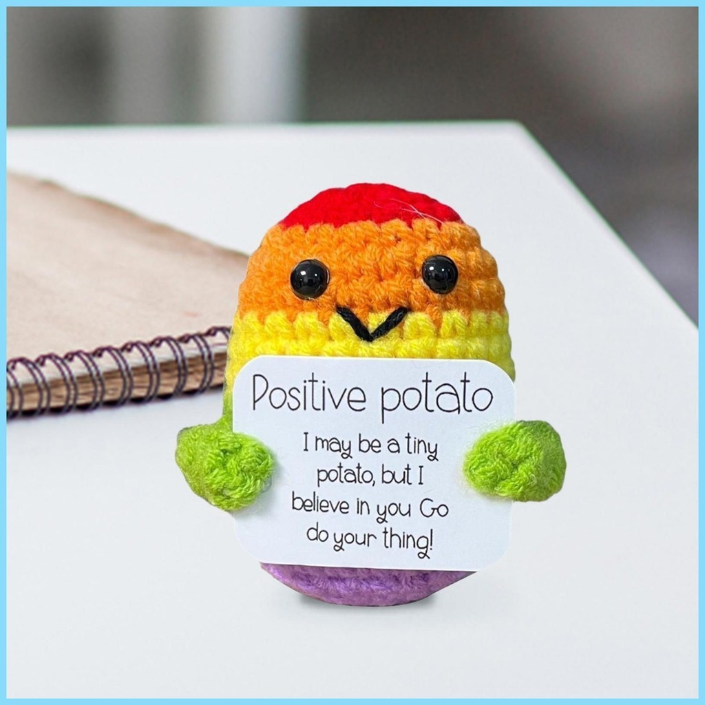 Emotional Support Potato Emotional Support Plush Crochet Potatoes ...