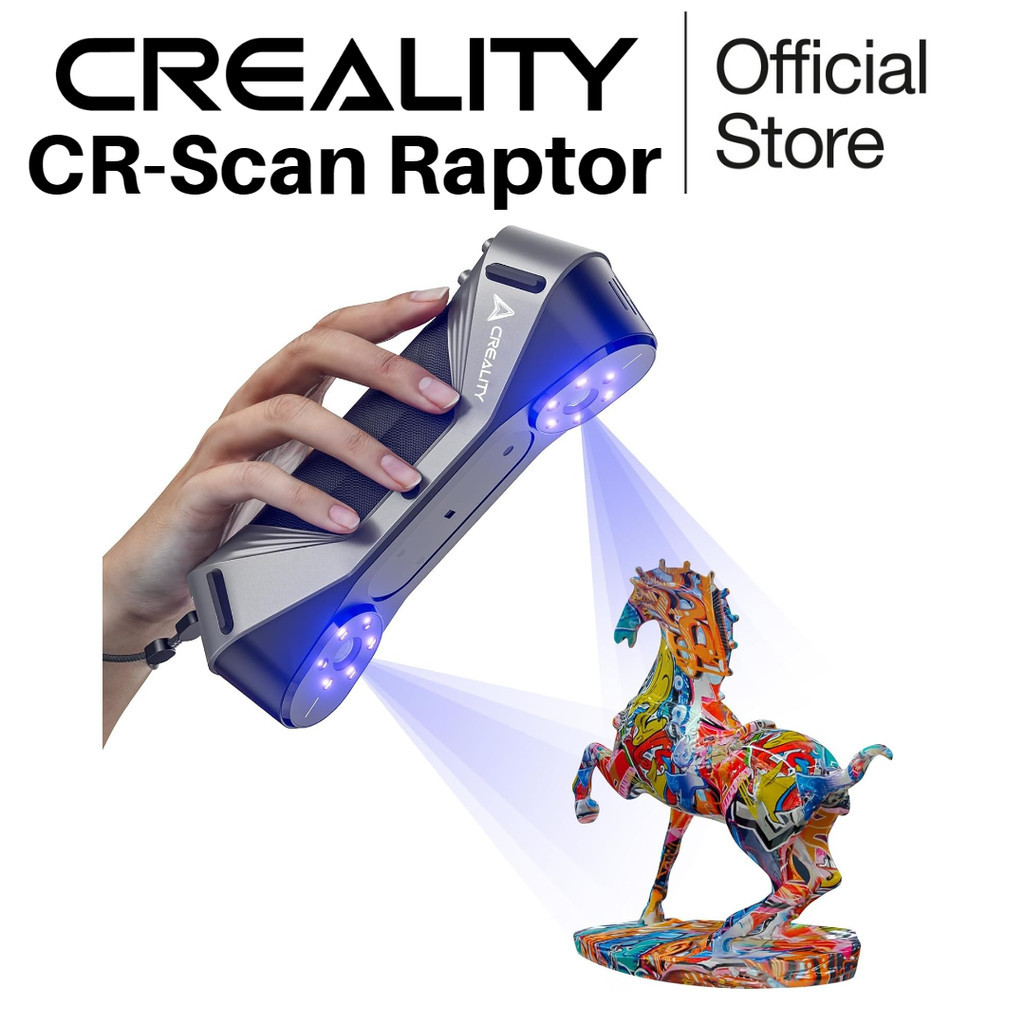3D Scanner CREALITY CR-Scan Raptor for 3D Printing, 60fps Multiple-line ...