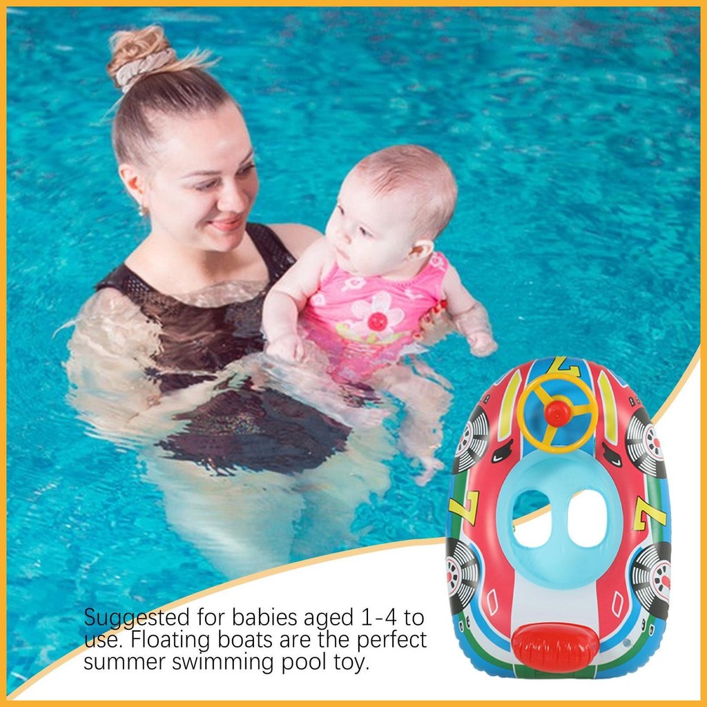 Floating Rings For Pool Thicked Toddler Inflatable Floating Ring For ...