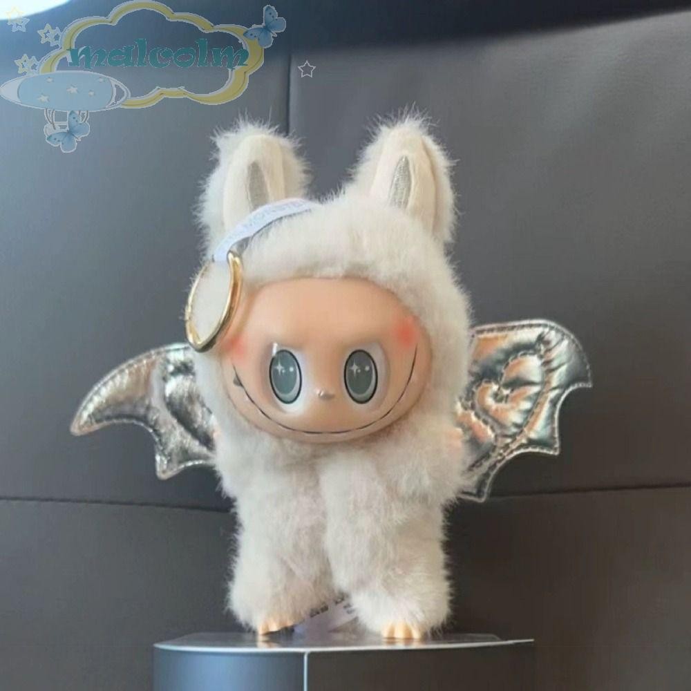 MALCOLM Labubu Doll Figurine, Anti-lost Cartoon Angel Labubu Plush Doll ...