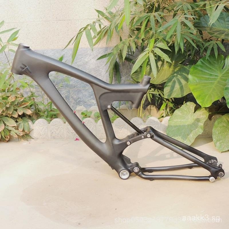 Cross-Border26Carbon Fiber Soft Tail Mountain Bike Frame with Black ...