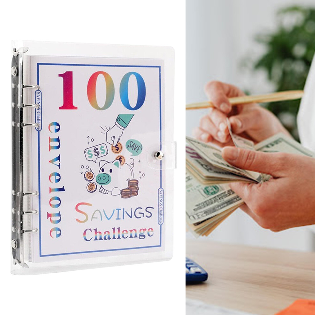 100 Savings Challenge Binder Organizer Money Saving Budget Binder Kit ...