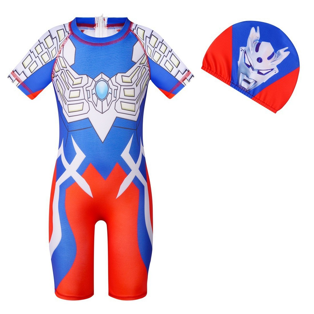 8 Styles Little Boy Swimsuit Superman Swimsuit Boys Onesie | Shopee ...