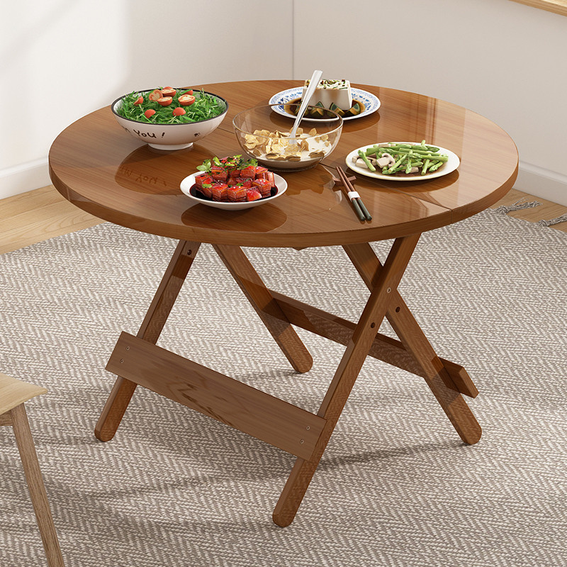 Foldable Dining Table for Home Use, Small Round Table for Two People ...