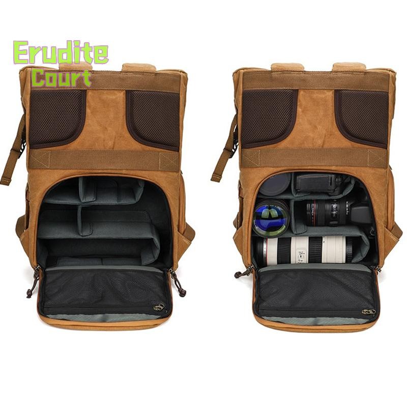 [EruditeCourtS] DIY Backpack Camera Dividers Separators Portable Camera ...