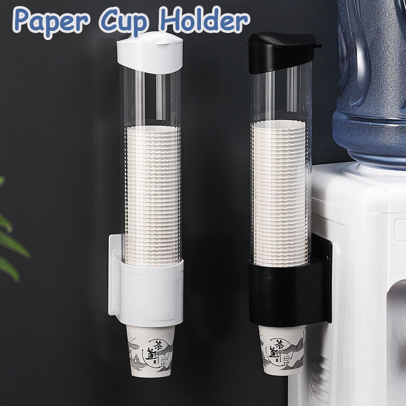 Paper Cup Holder Durable Safe Anti-dust Disposable Cup Rack No Punching ...