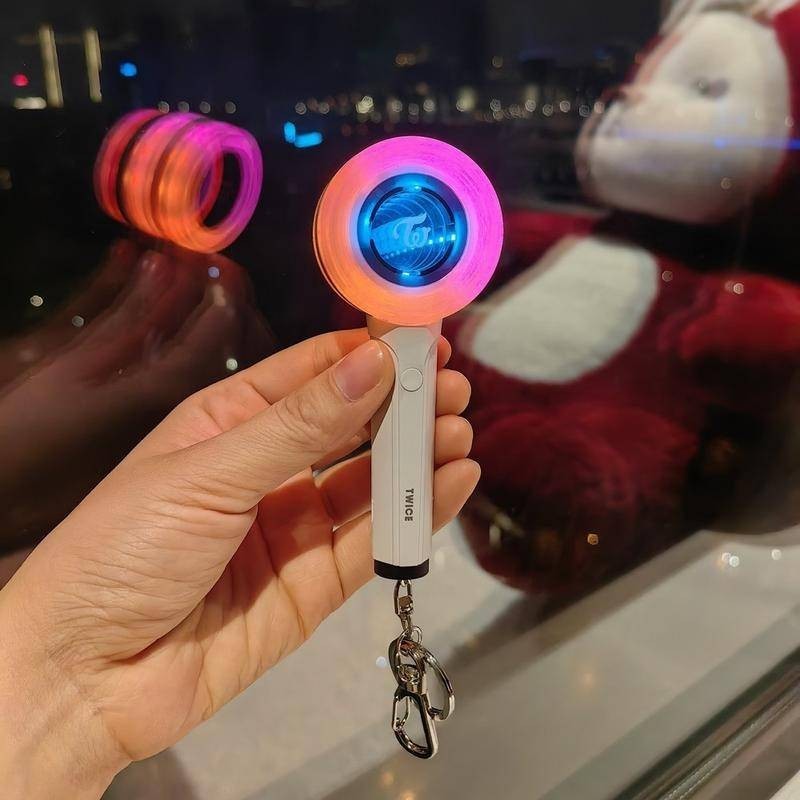 2024 Kpop TWICE Mini Light Stick Keychains Creative Laser Lights ...