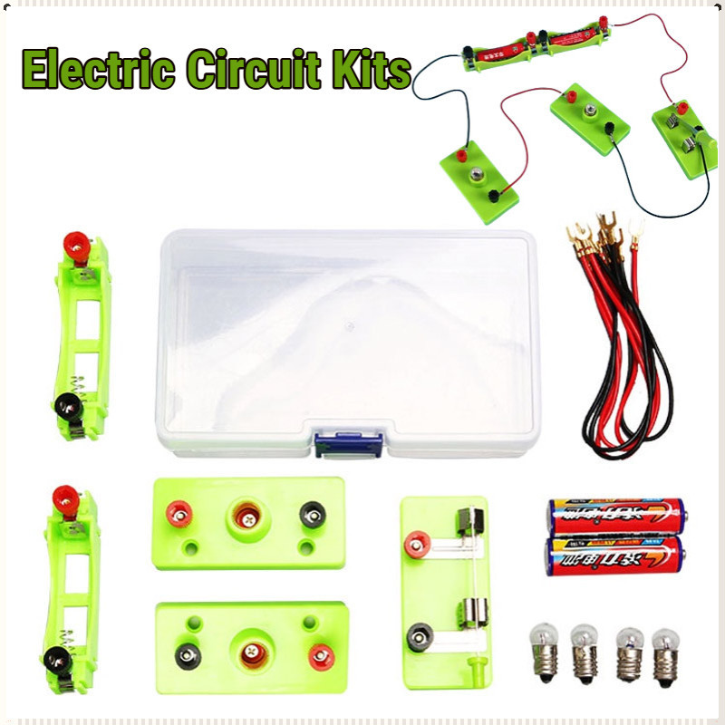 Electric Circuit Kits Physic DIY Educational Experiment Toy Kids School ...