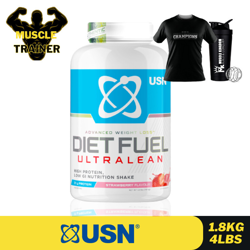 USN Diet Fuel Ultralean High Protein Meal Replacement Shake Weight Loss ...