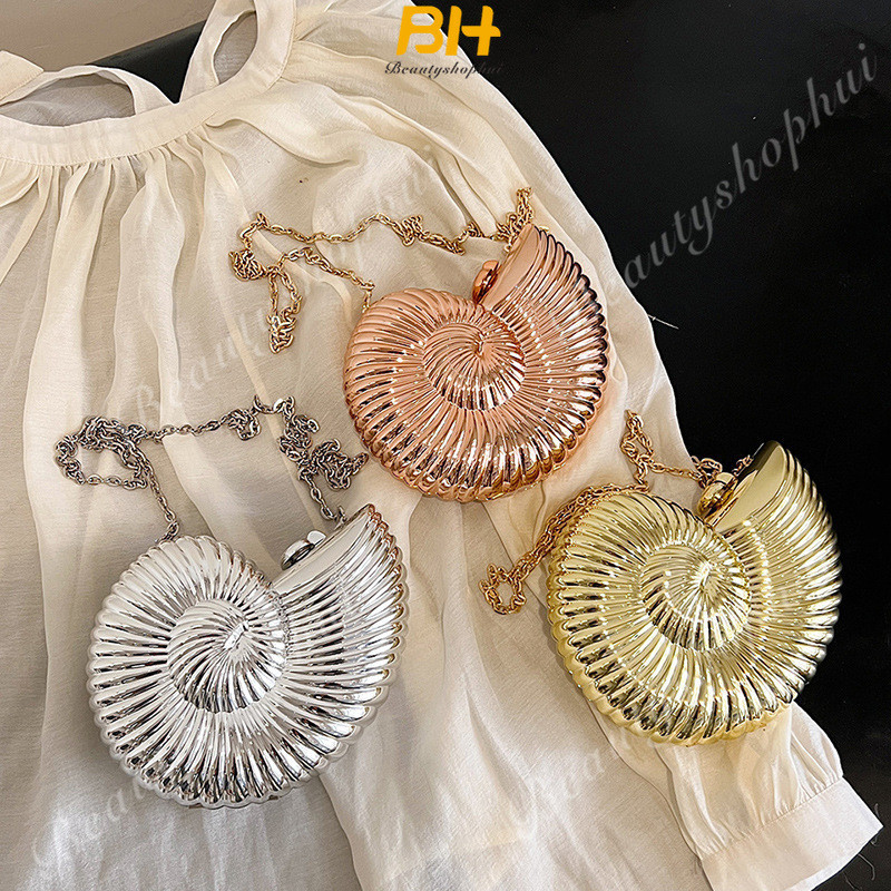 2024 New The Dinner Party Snail-Shaped Shoulder Messenger Bag | Shopee ...