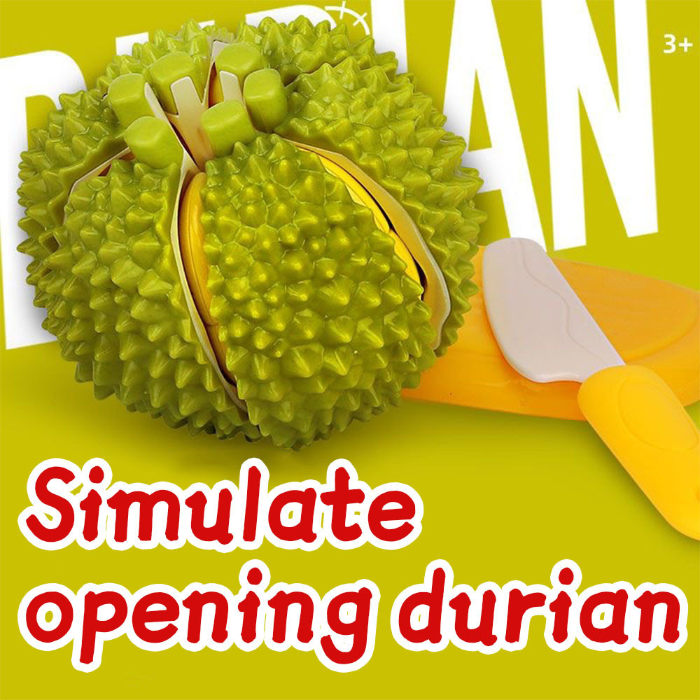 Durian cutting toys children's simulation fruit cutting house toys ...