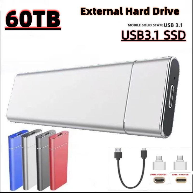 🔥External hard drive SSD 128TB/30TB USB3.0 portable hard drive 16TB/8TB ...