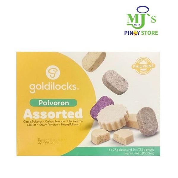 Goldilocks Polvoron Assorted Box 462g | Shopee Singapore