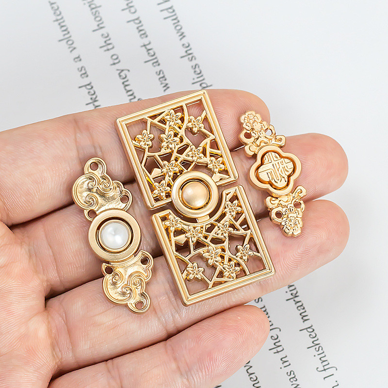 Cheongsam Plate Button Button Chinese Style Auspicious Cloud Plum ...