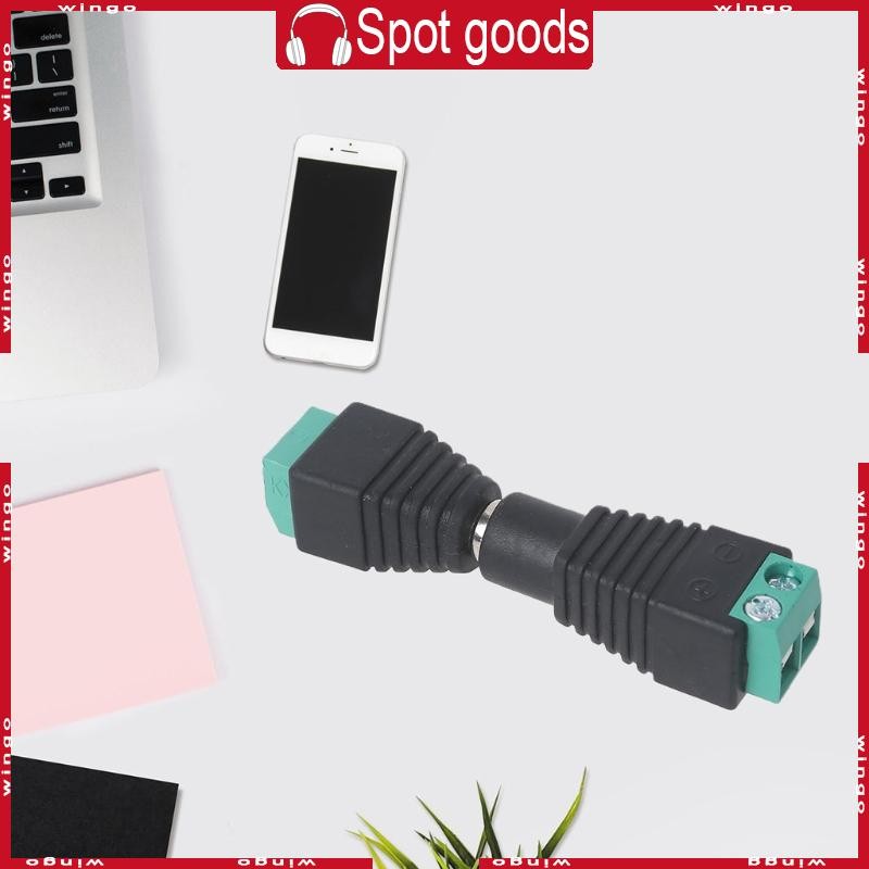 WIN for DC Connector Plug Connector 5 5x2 1mm Male+Female for CCTV ...