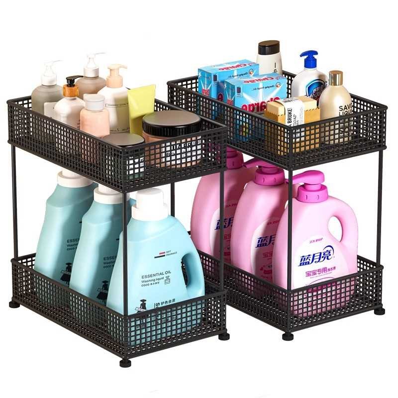 Bathroom Sink Storage Rack Bathroom Cabinet Inner Layered Rack Kitchen ...