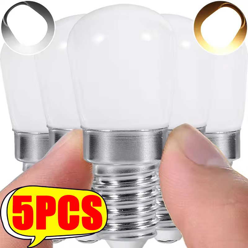 LED Light Bulbs Refrigerator Lamp - E14 E12 Mini Night Light - Refrige ...