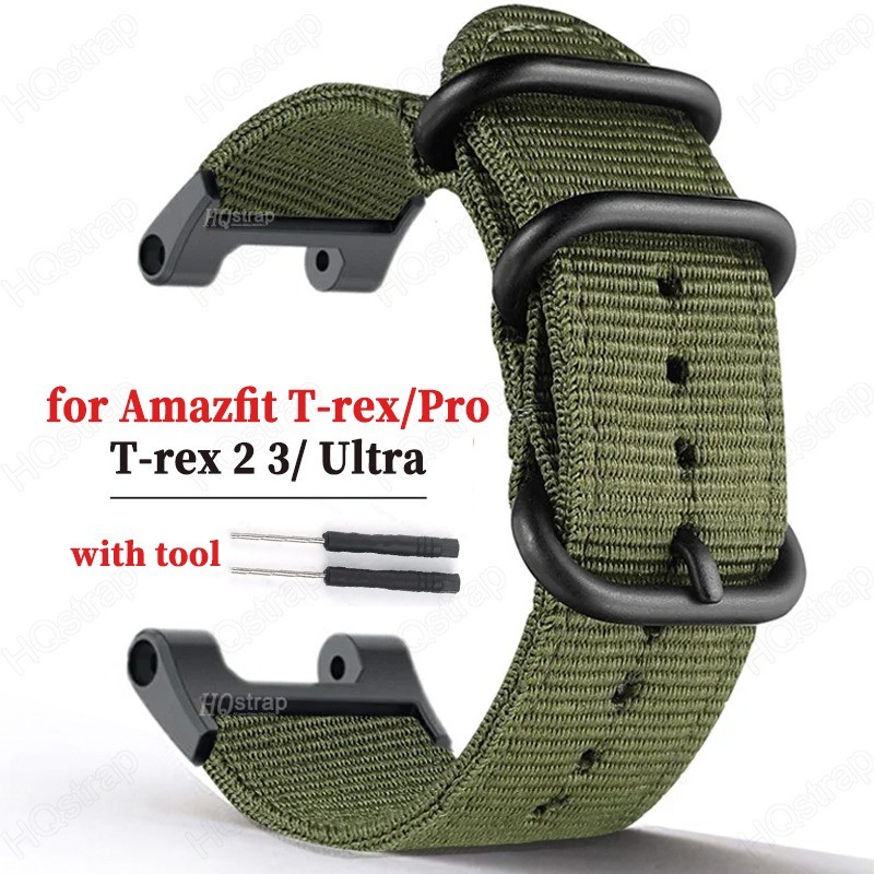 Nylon Band for Huami for Amazfit T-rex 2 3 pro Watch Strap for Amazfit ...