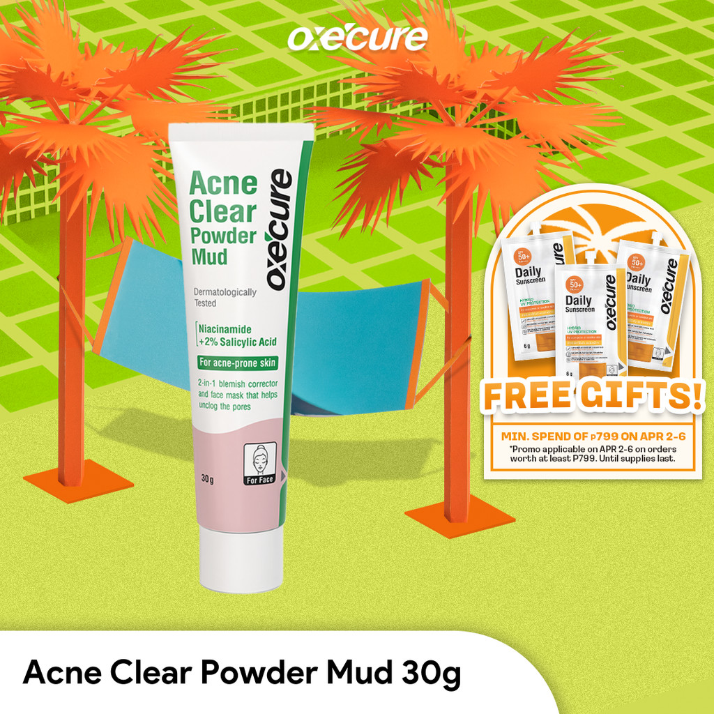 OXECURE 2% Salicylic Acid Acne Clear Powder Mud 30g | Shopee Singapore