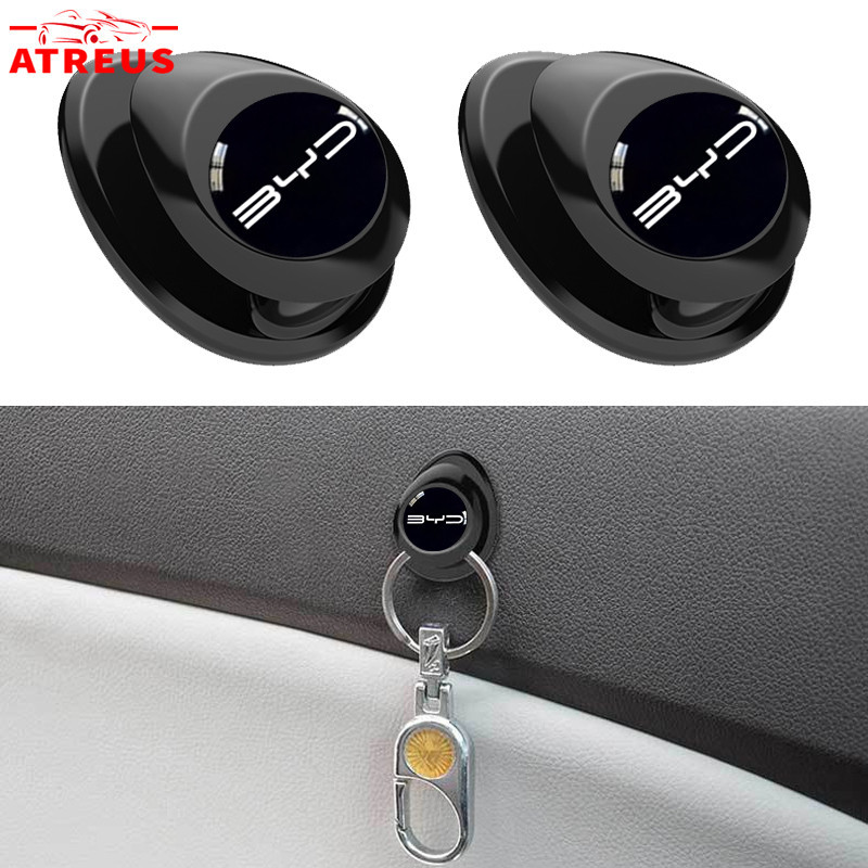 BYD Car Mini Hooks Hanging Hidden Car Interior Dashboard Storage Paste ...