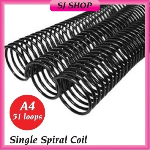 A4 PVC Spiral Coil | Metal Spiral Coils / Steel spiral Coils | Wire ...