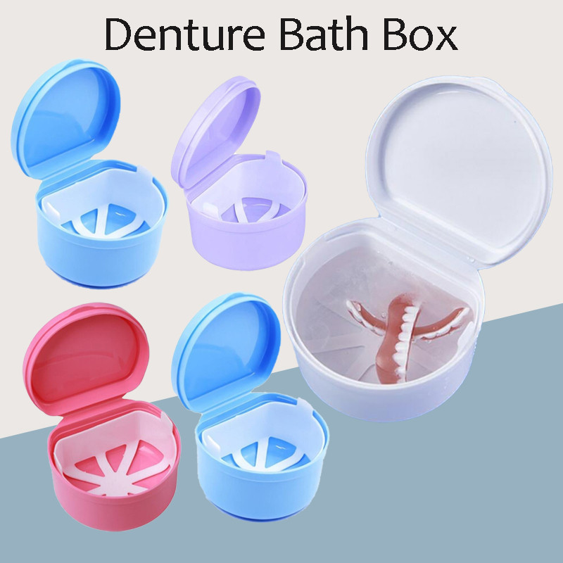 Dental Tooth Cleaning Box Dental False Tooth Storage Box With Hanging ...