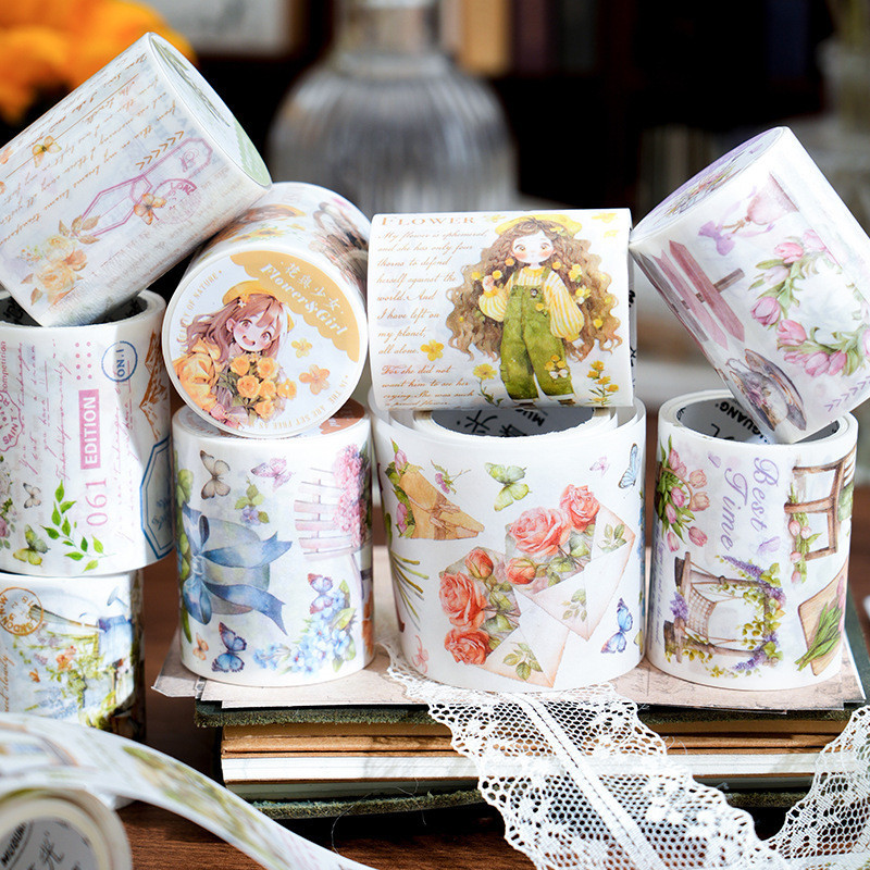 ENWEI 1 Roll [Street View Series] Cute Journal Masking Tape Washi Washi ...