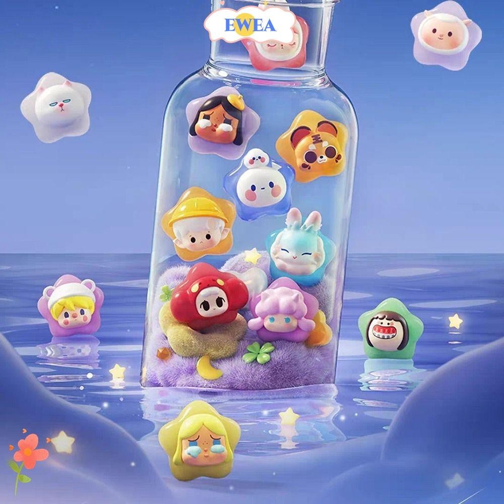 EWEA Anime Cartoon Figure Model, Soap Bubbles MOLLY Labubu CRYBABY Box ...