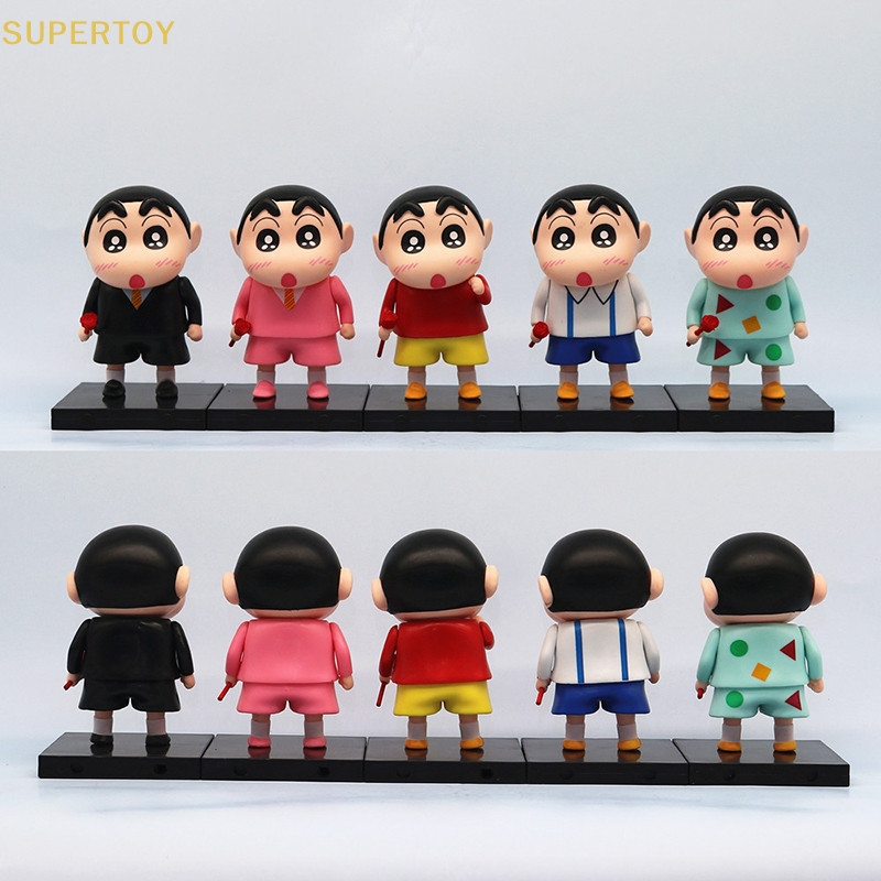 SUPERTOY PVC Statue Model Rose Crayon Shin-chan Figure Nohara Shinosuke ...