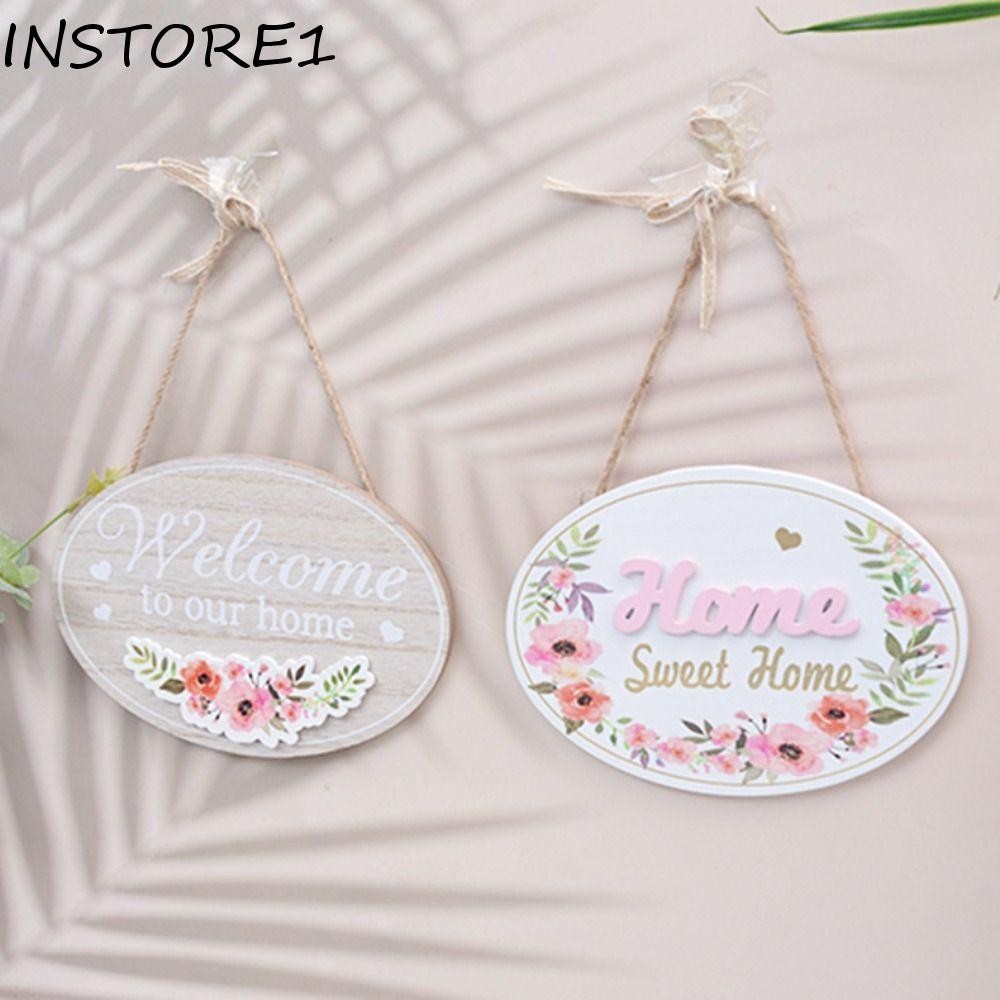 INSTORE1 Door Plate Exquisite Creative Shop Decor Home Decoration ...