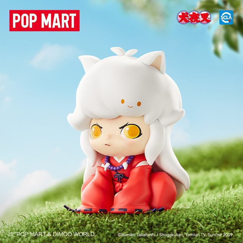 Figures p Pop Mart Pop Mart dimoo Inuyasha cute kids toys | Shopee ...
