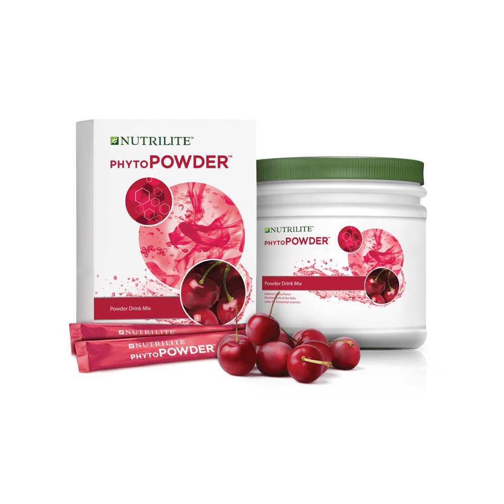 Amway Nutrilite PhytoPOWDER Phyto POWDER Cherry Flavoured Drink Premix ...