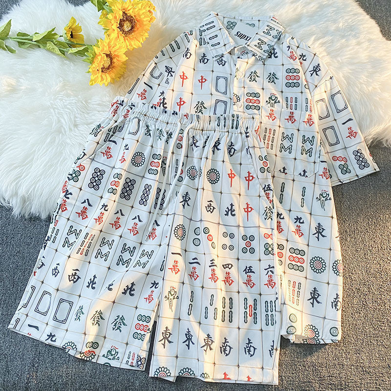 National fashion mahjong clothes, shirts, mahjong special battle ...