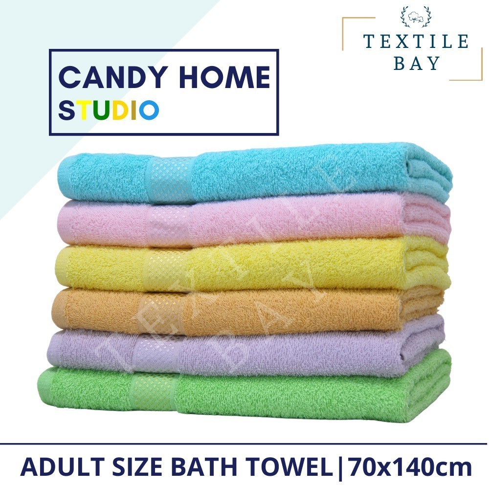 Adult Bath Towel Candy Home Bundle Set Hand Towel | Tuala Mandi Dewasa ...