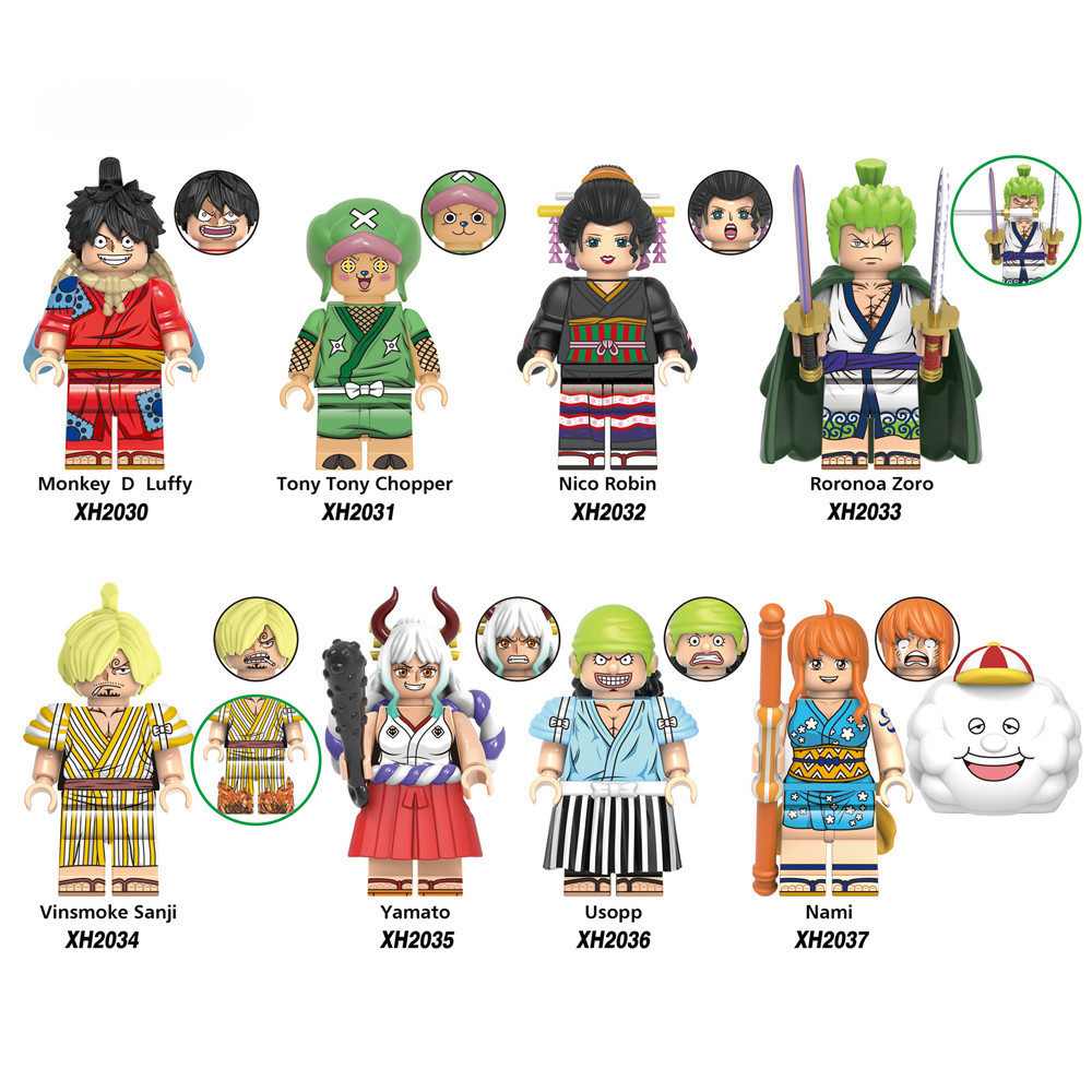 Japanese Anime Luffy Zoro Nami Chopper Robin Sanji Yamato Usopp ...