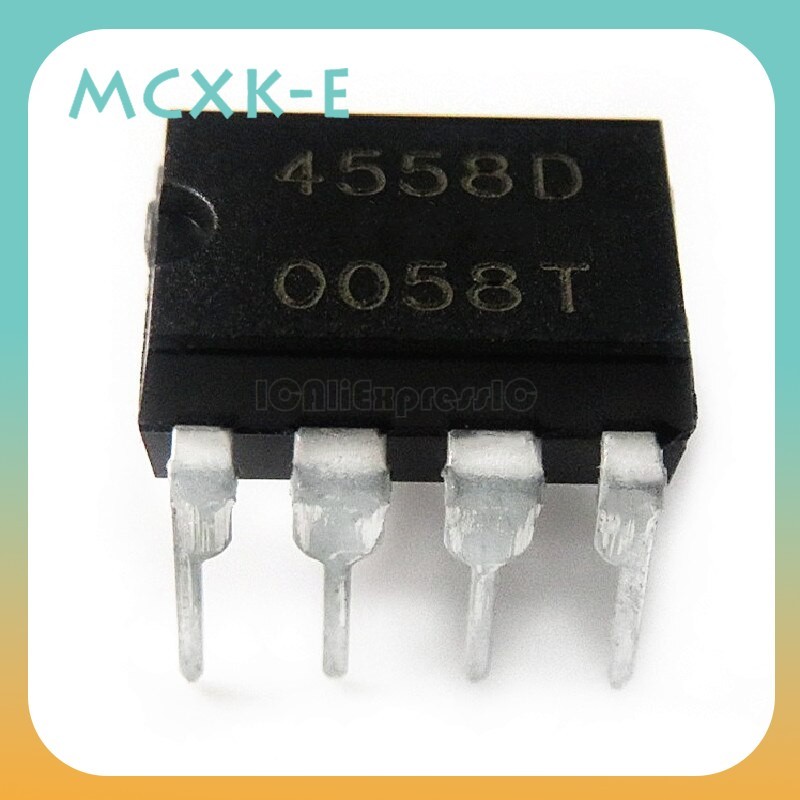 20pcs Original JRC4558D NJM4558D DIP-8 OP Operational Amplifier | Shopee Singapore