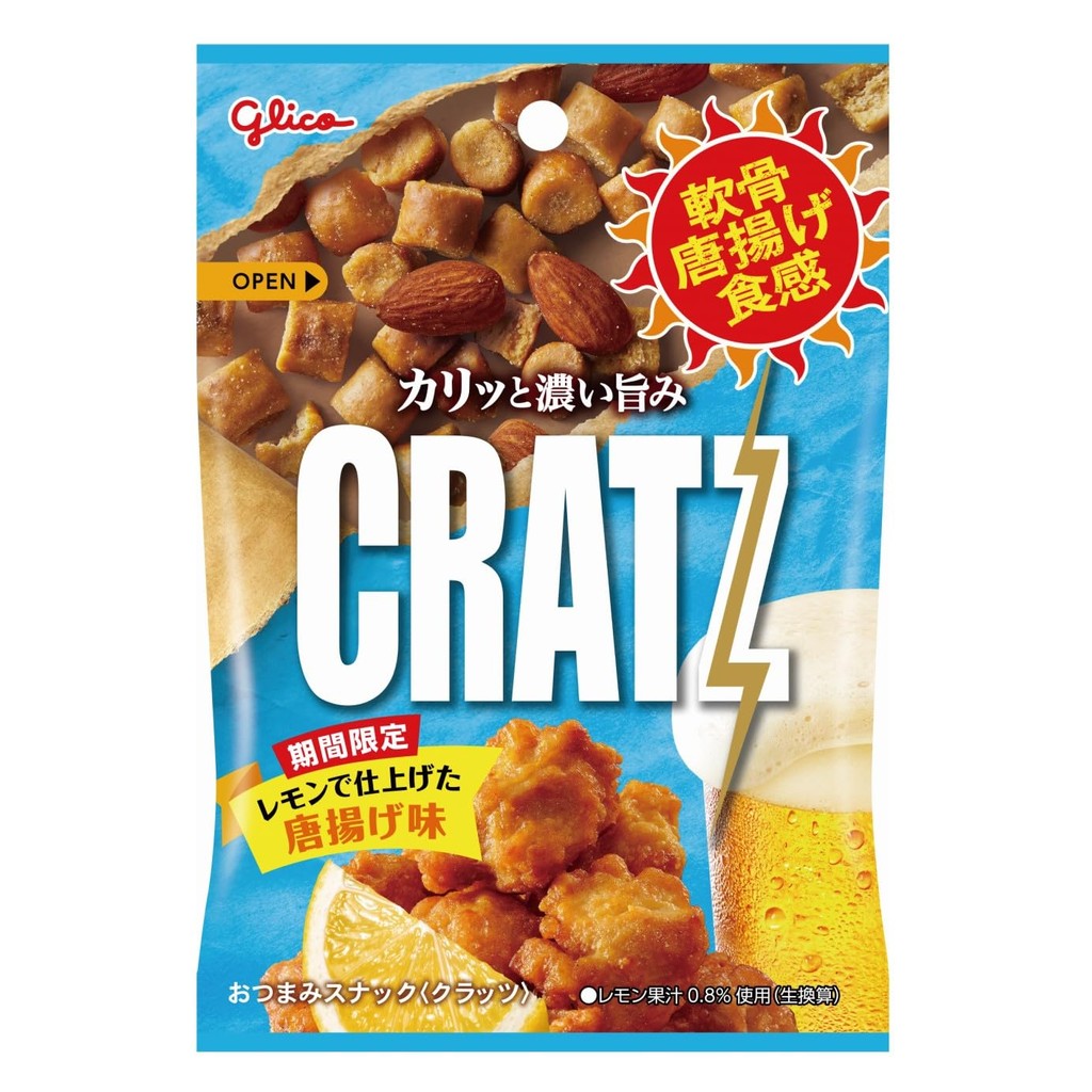 Ezaki Glico cratz (fried bean curd taste finished with lemon) Glico ...