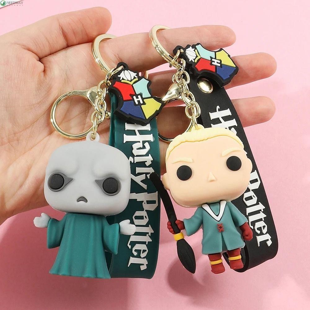 NEEDWAY 3D Harri Potter Keychain, Harri Potter Dobby Ron Hermione Snape ...