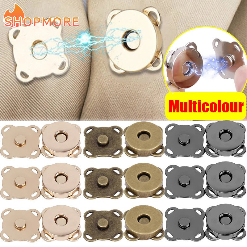 Invisible Metal Snap Magnet Button- Plum Blossom Fastener Clasp for ...