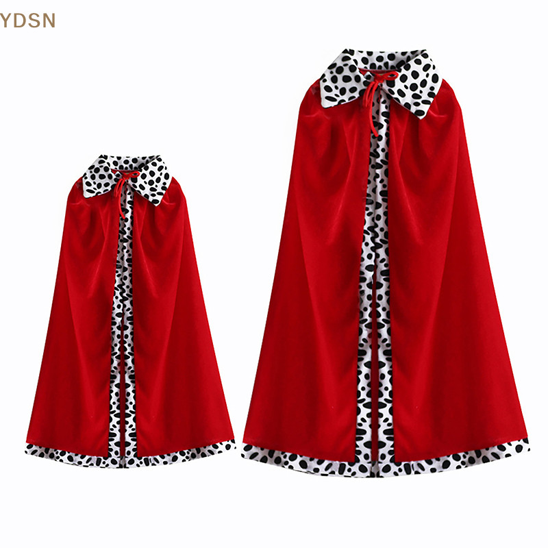 [YDSN] Adult Kids King Emperor Halloween Costume Red Cloak King Prince ...