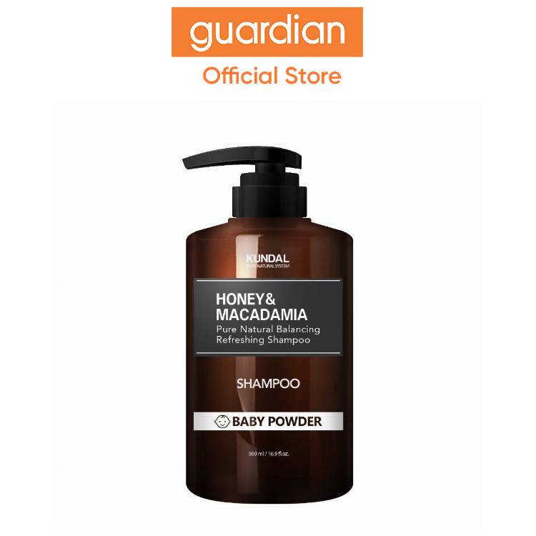 KUNDAL Honey & Macadamia Nature Shampoo - Baby Powder 500ml | Shopee ...