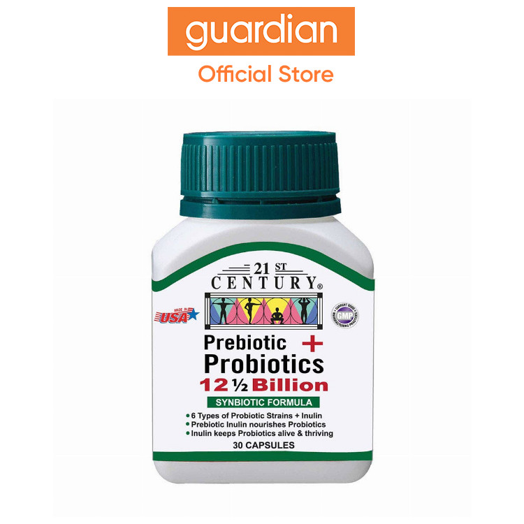 21st Century Prebiotic + Probiotic 12.5 Billion CFU 30s | Shopee Singapore