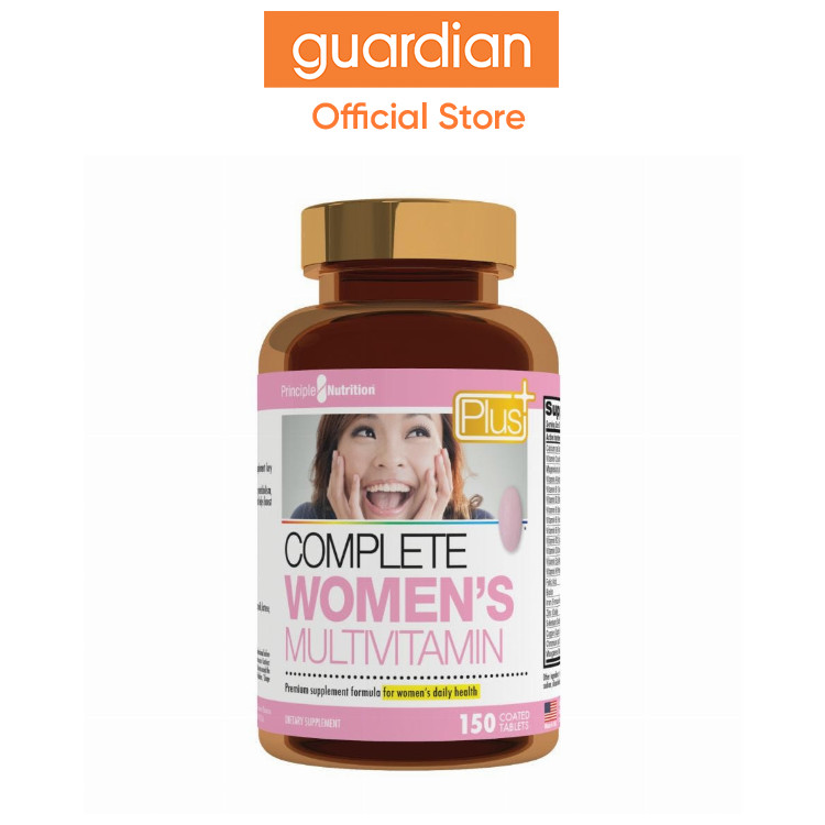 Principle Nutrition Complete Women's Multivitamins, 150 tablets ...